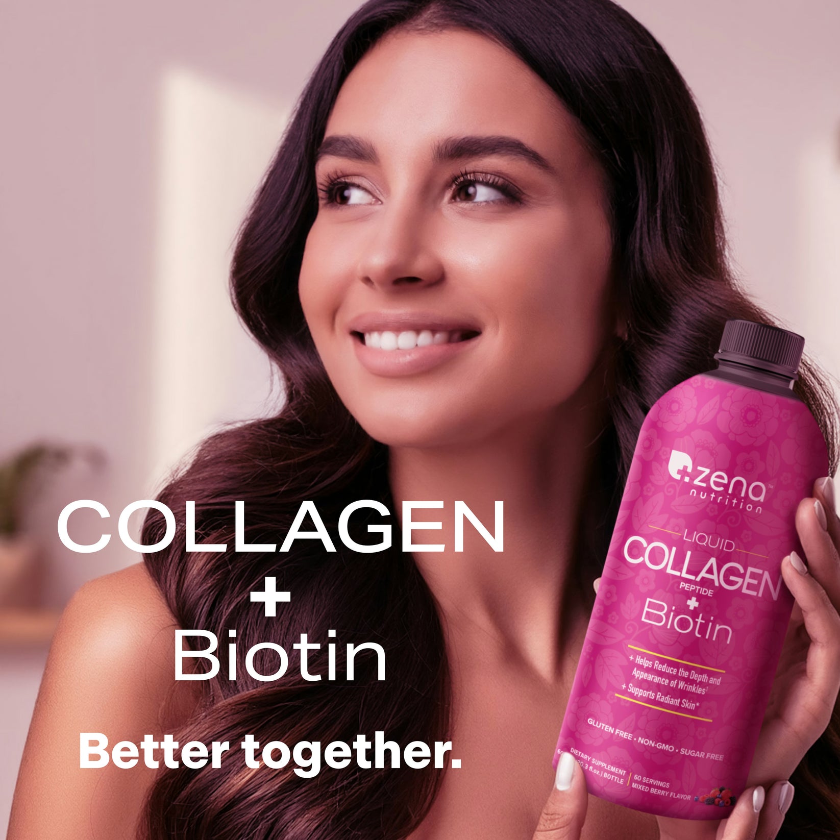 Zena Liquid Collagen + Biotin – Zena Nutrition