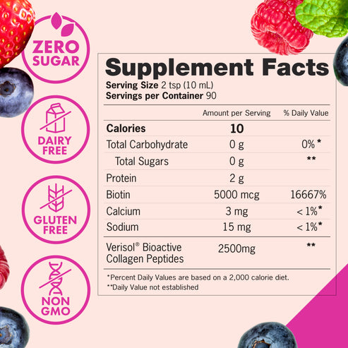 Zena Liquid Collagen + Biotin – Zena Nutrition