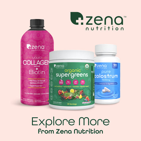 Zena Liquid Collagen + Biotin – Zena Nutrition