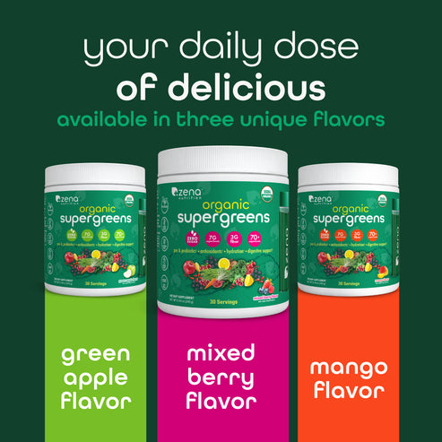 Zena Organic Supergreens Tub – Zena Nutrition