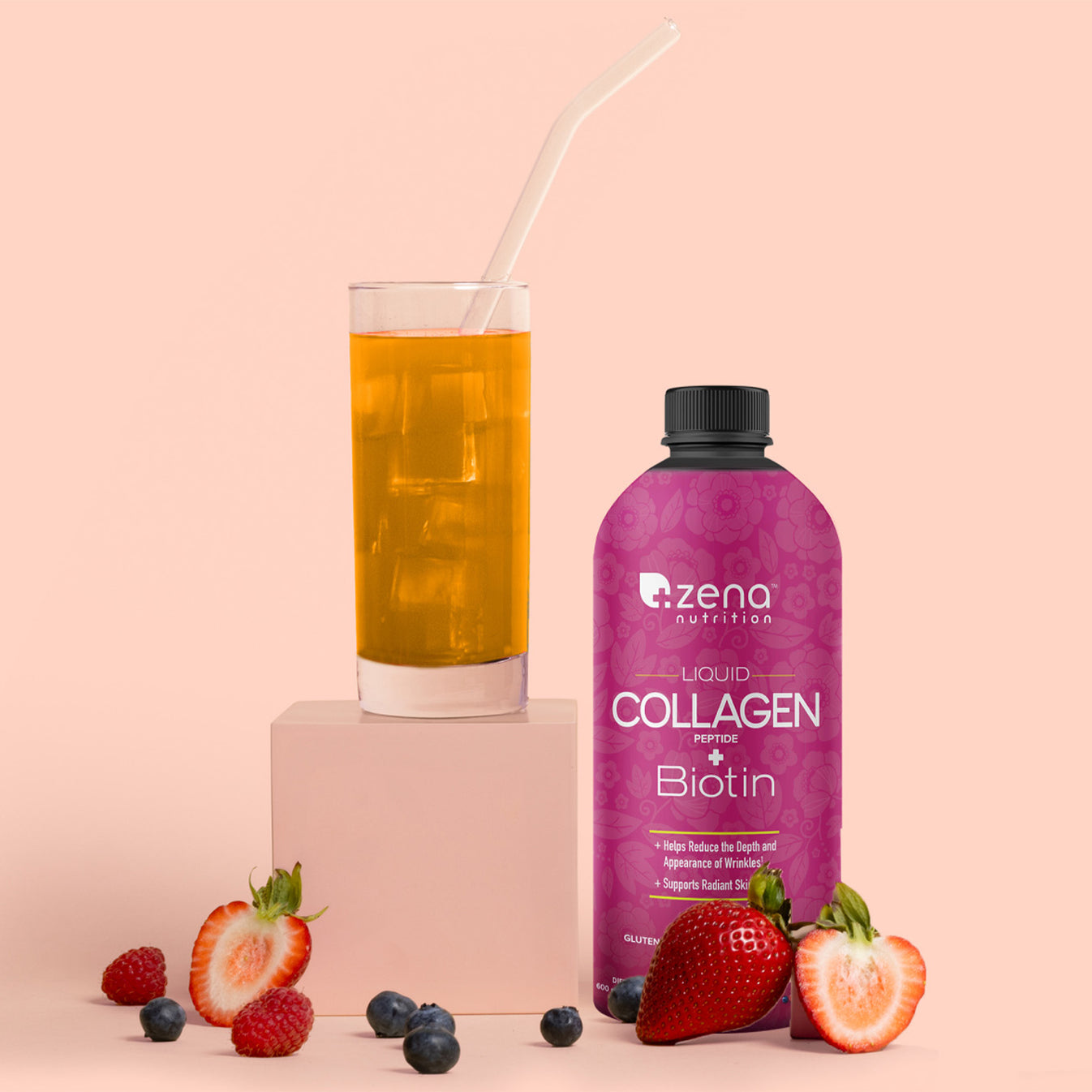 Zena Liquid Collagen + Biotin – Zena Nutrition