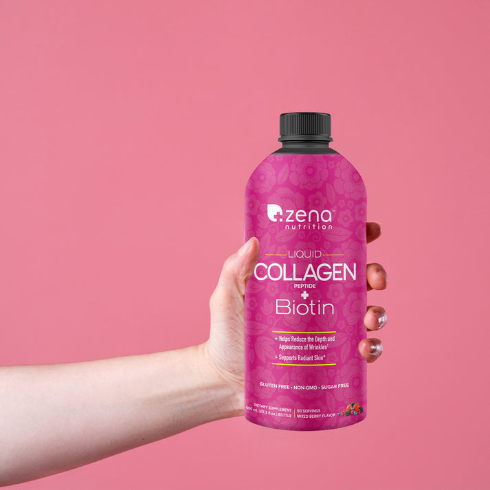 Zena Liquid Collagen + Biotin – Zena Nutrition
