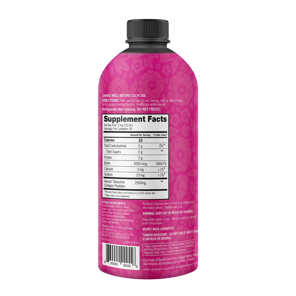 Zena Liquid Collagen + Biotin – Zena Nutrition