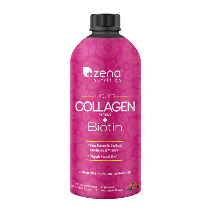 Zena Liquid Collagen + Biotin – Zena Nutrition