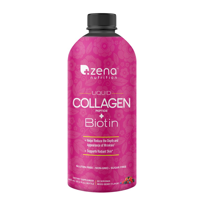 Zena Liquid Collagen + Biotin – Zena Nutrition