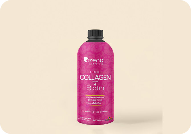 Zena Liquid Collagen + Biotin – Zena Nutrition